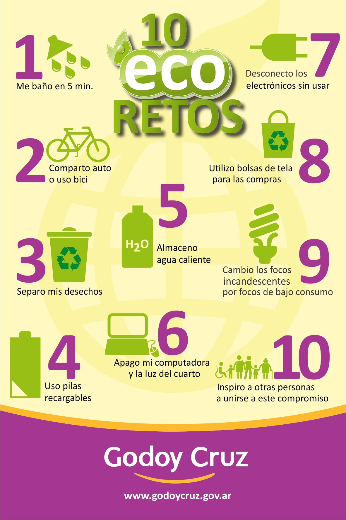 » 10 eco retos. Cuidemos entre todos el medio ambiente