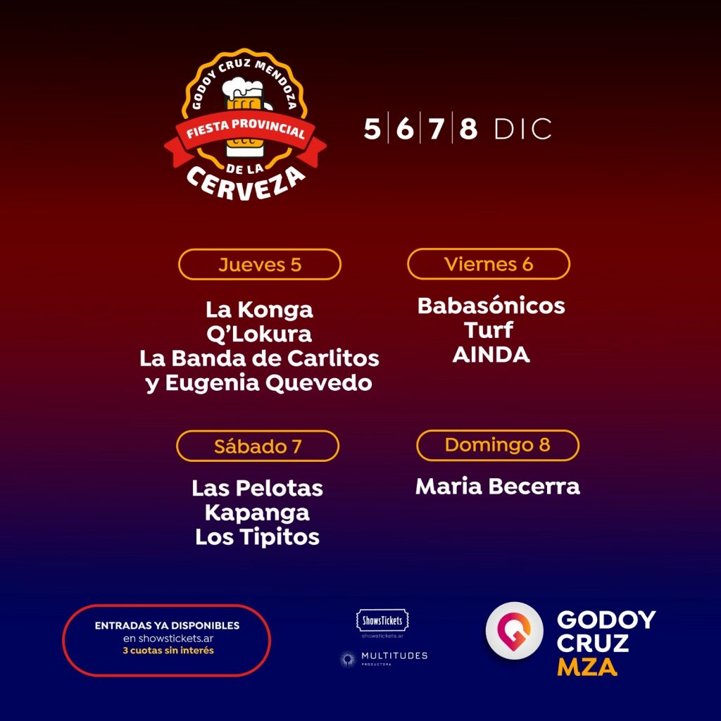 Última preventa para el show de Maria Becerra en la Fiesta de la Cerveza - Godoy Cruz